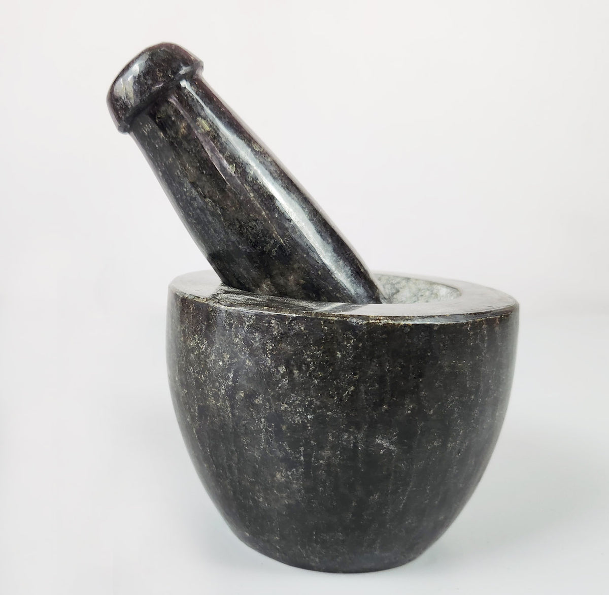 Natural Stone Mortar and Pestle Original Handcrafted Set ( Idi Kal ) – Banknotecoinstamp