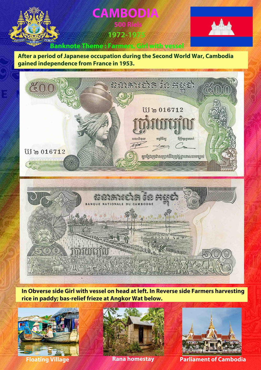 Cambodia 500 Riels Sheets Information No Banknotes – Banknotecoinstamp