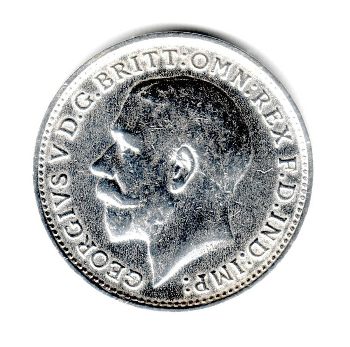 United Kingdom 3 Pence (1921) Used Silver Coin – Banknotecoinstamp