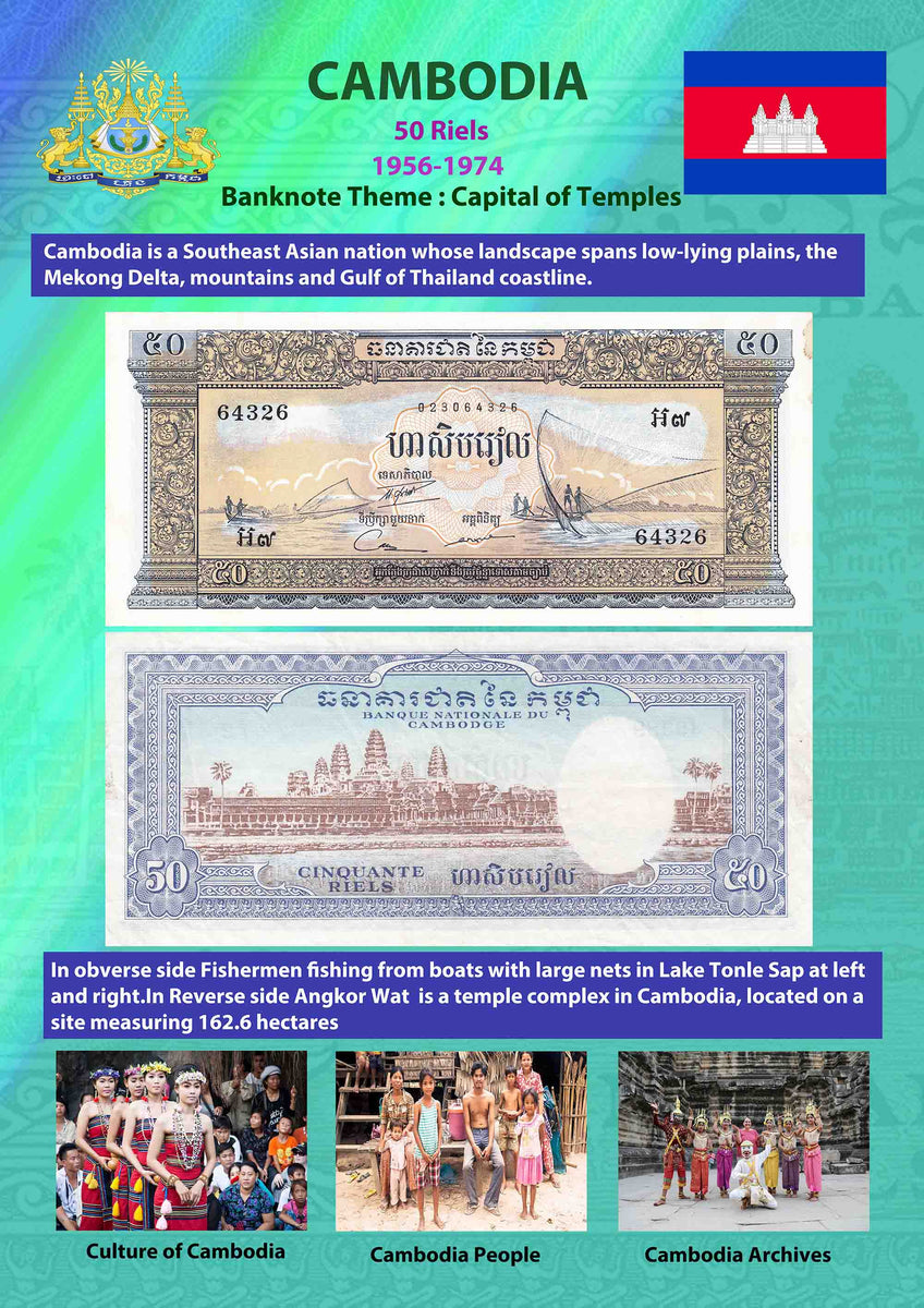 Cambodia 50 Riels Sheets Information No Banknotes – Banknotecoinstamp