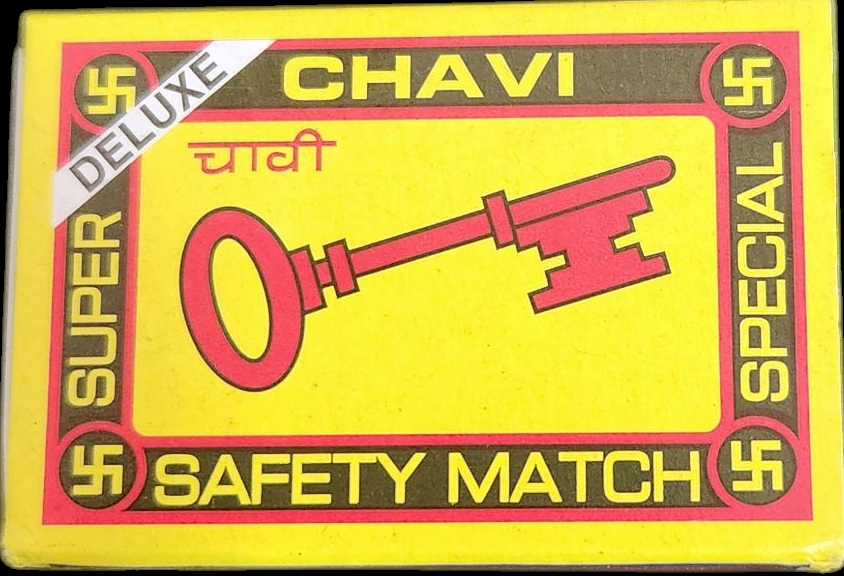 India Safety Match Box ( Without Stick) chavi. – Banknotecoinstamp