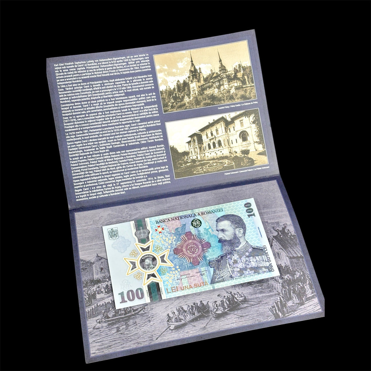 Romania 100 Leu New Commemorative Banknote with Folder 2024 ...