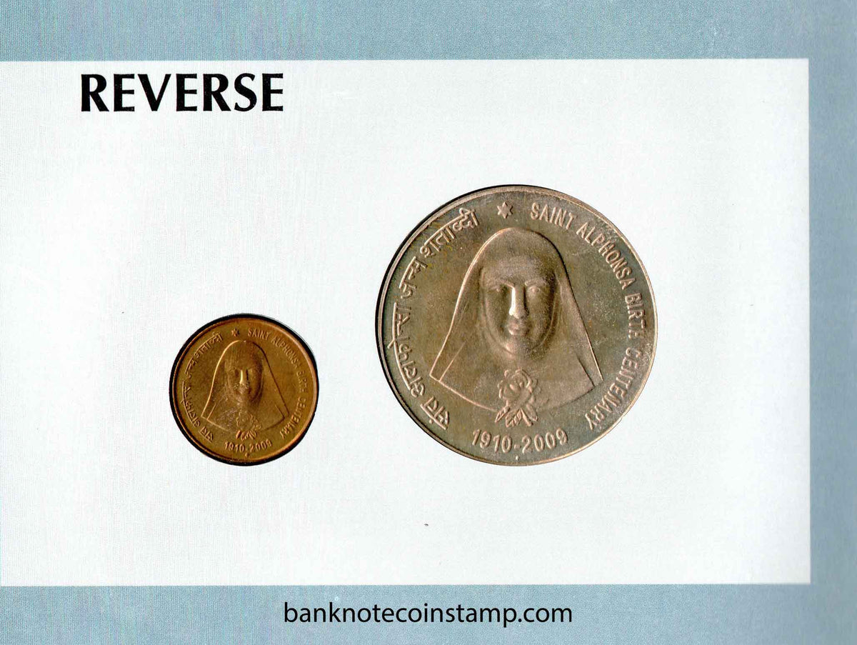 Saint Alphonsa Birth Centenary Commemorative Coin UNC Set ...
