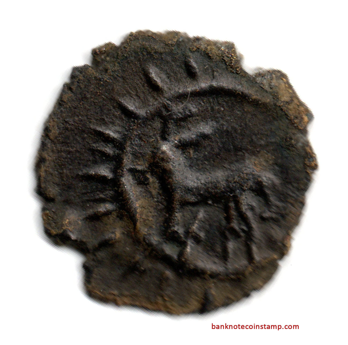Pallava left Face Deer With Rounded Border Ancient Coin #56 ...