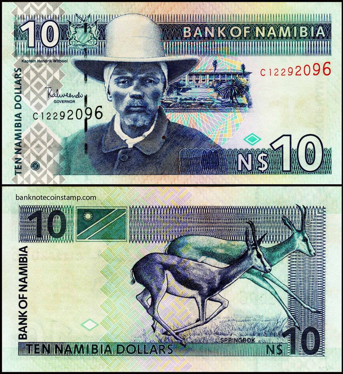 Namibia 10 Dollars Banknote – Banknotecoinstamp