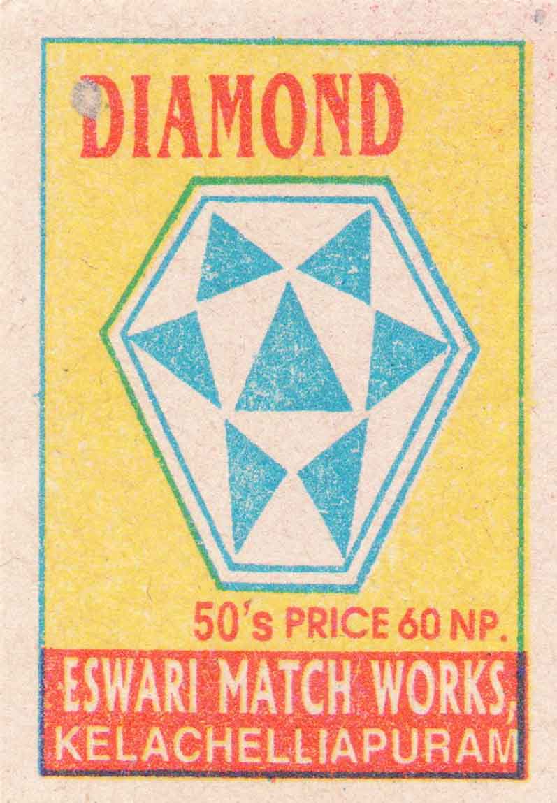 Diamond Match Box Label – Banknotecoinstamp