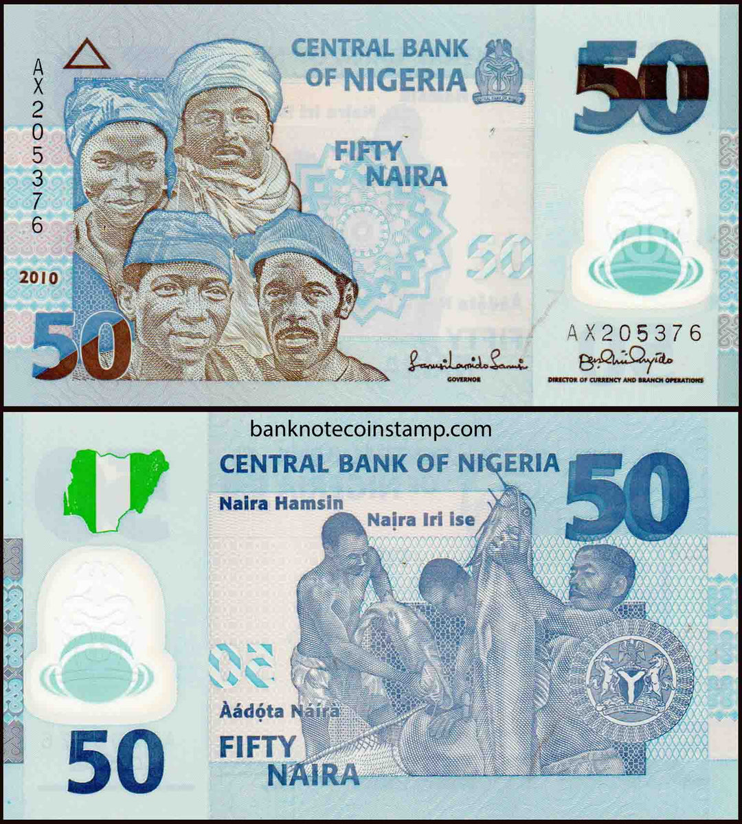 Nigeria B233(P35) 50 Naira Polymer Banknote – Banknotecoinstamp