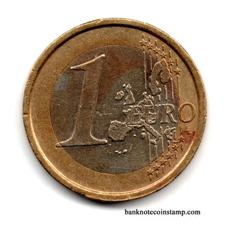 Italy 1 Euro Used Coin– Banknotecoinstamp