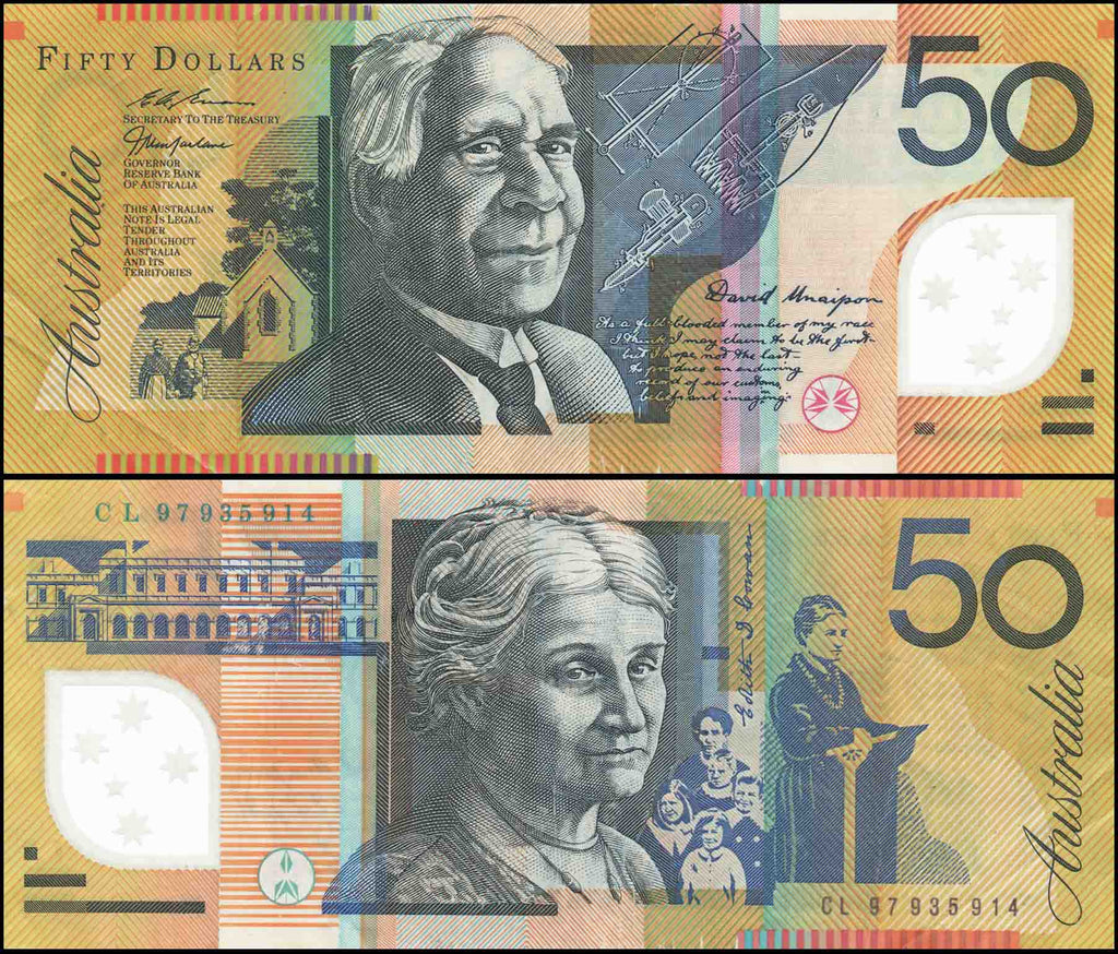Australia 50 Dollars Banknote Used Banknotecoinstamp Australia 50 Dollars Banknote Used Banknotecoinstamp