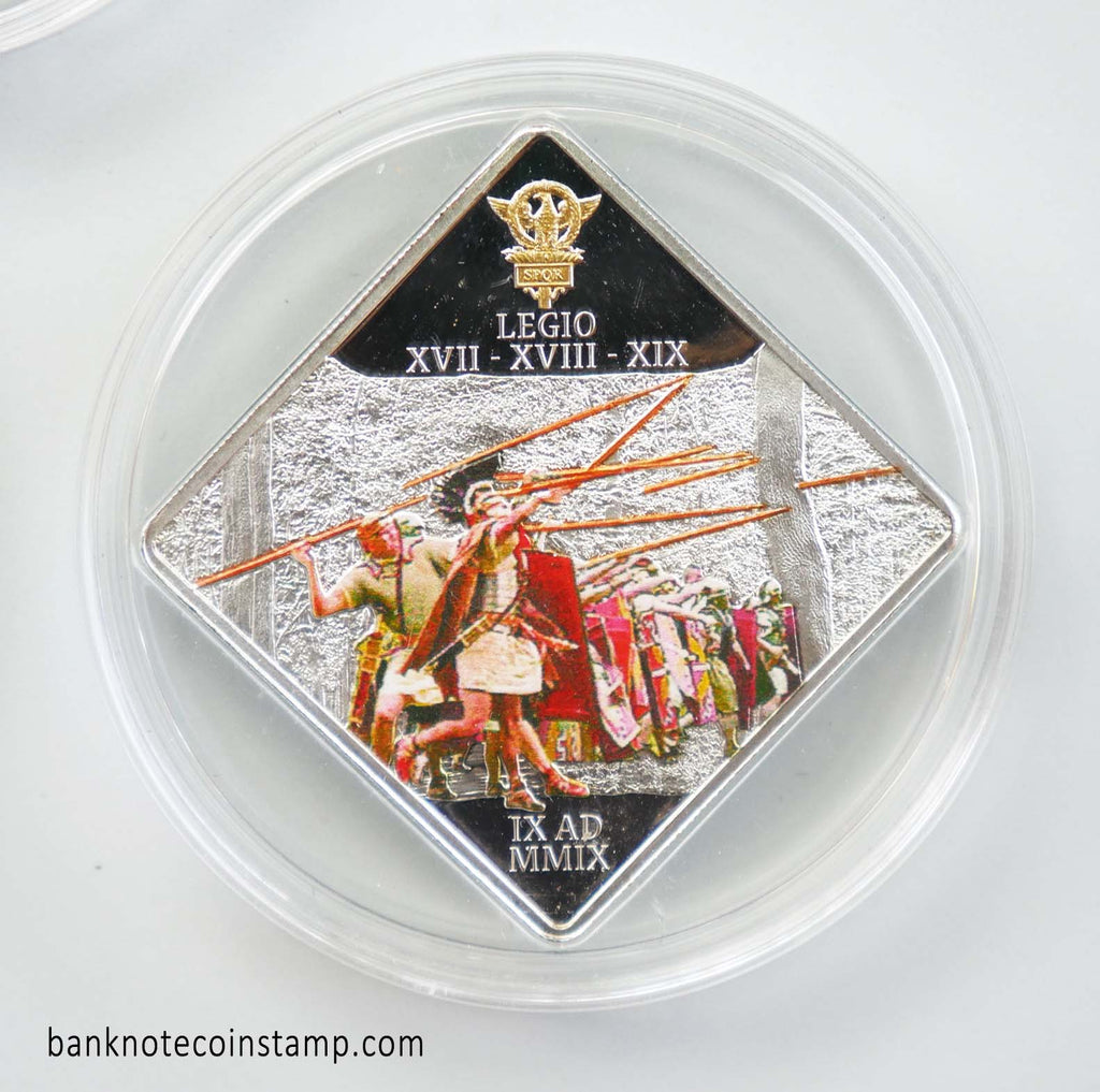 Palau Germania Battle of Teutoburg Forest 9 A.D. $1 2009 3 Coin Set Pr ...