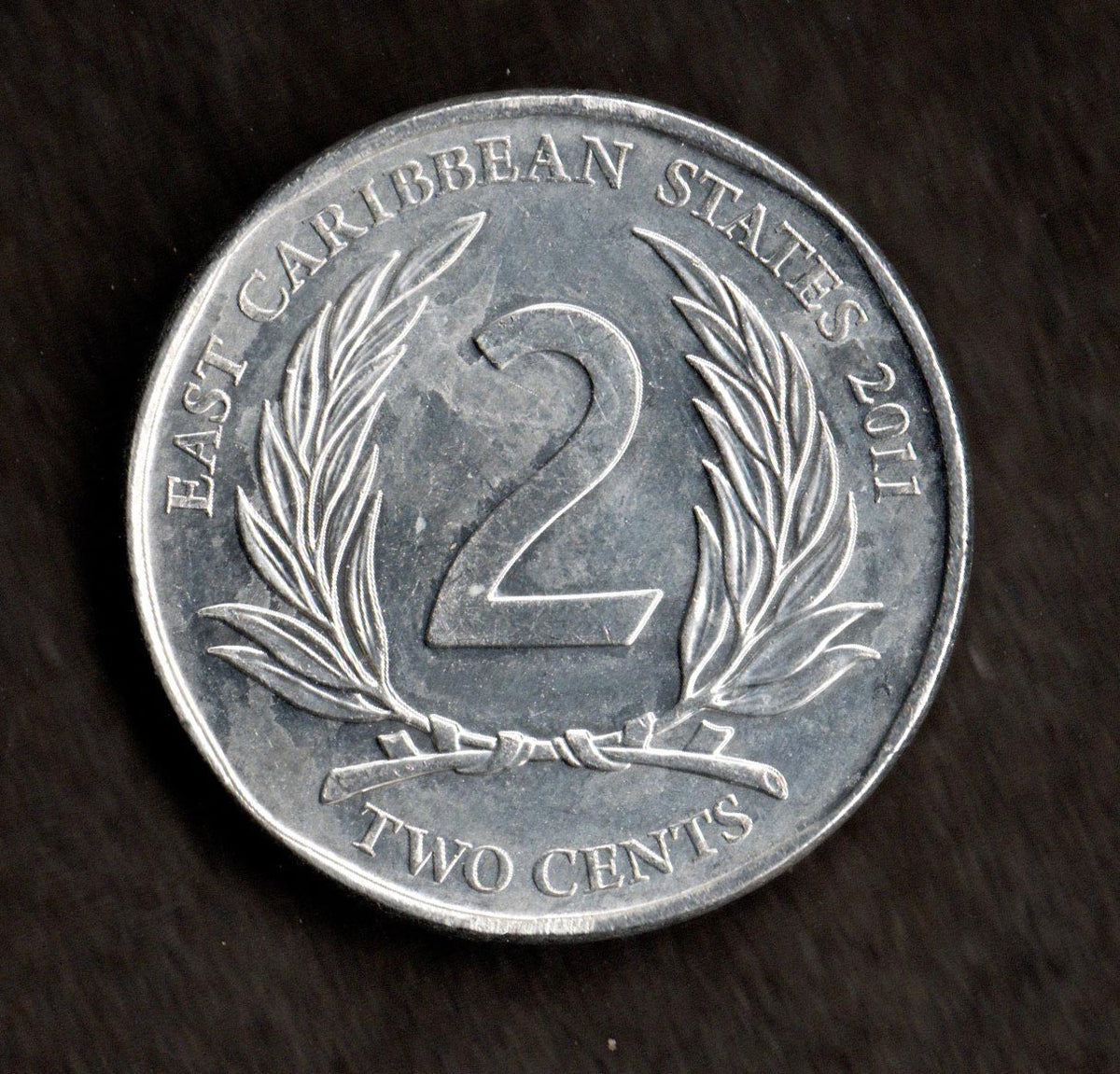 East Caribbean 2 Cents Used Coin Queen Elizabeth II – Banknotecoinstamp