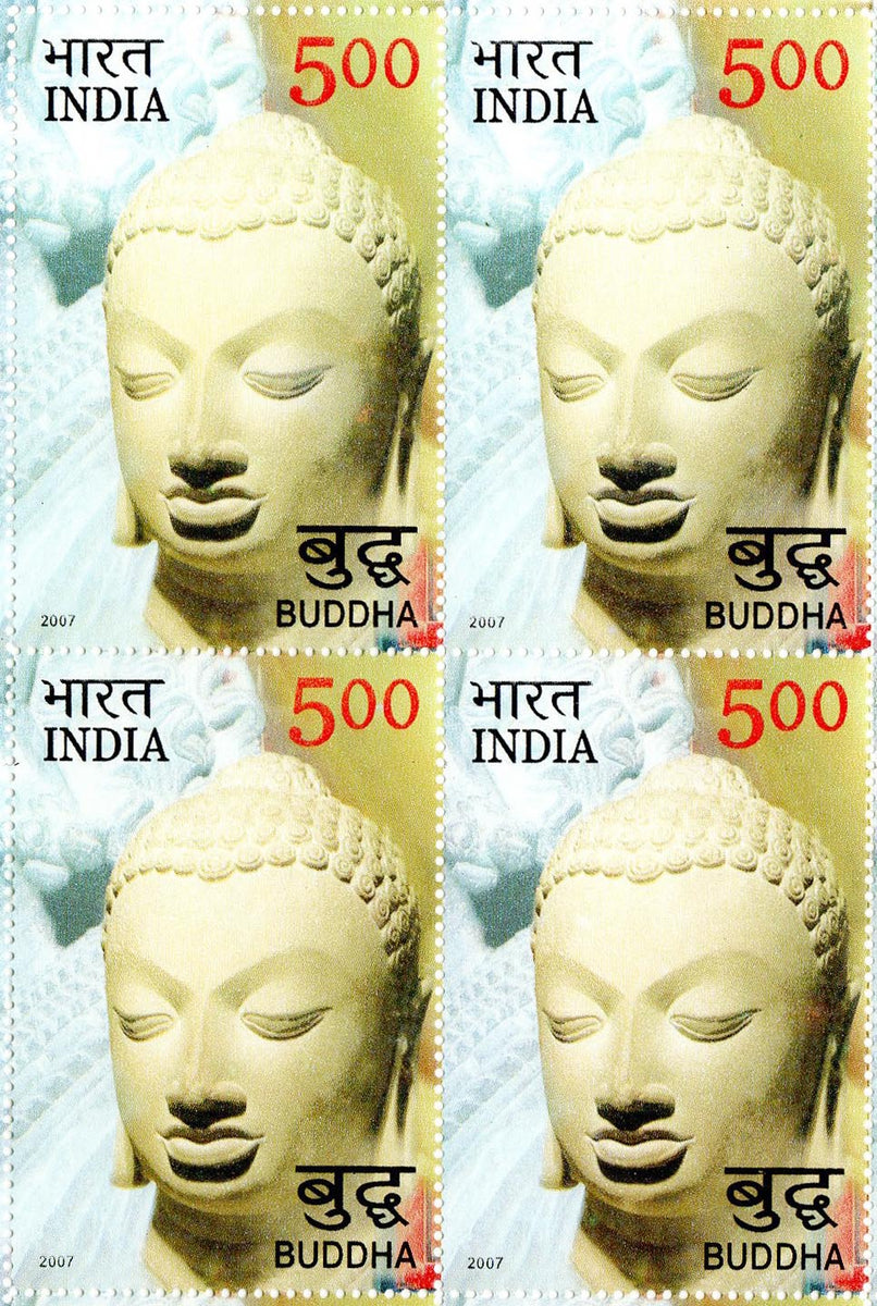 India Buddha Block Of 4 Stamps – Banknotecoinstamp
