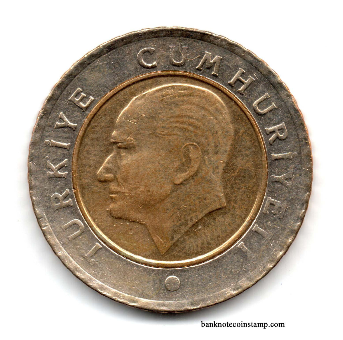 Turkey 50 Kurus Used Coin – Banknotecoinstamp