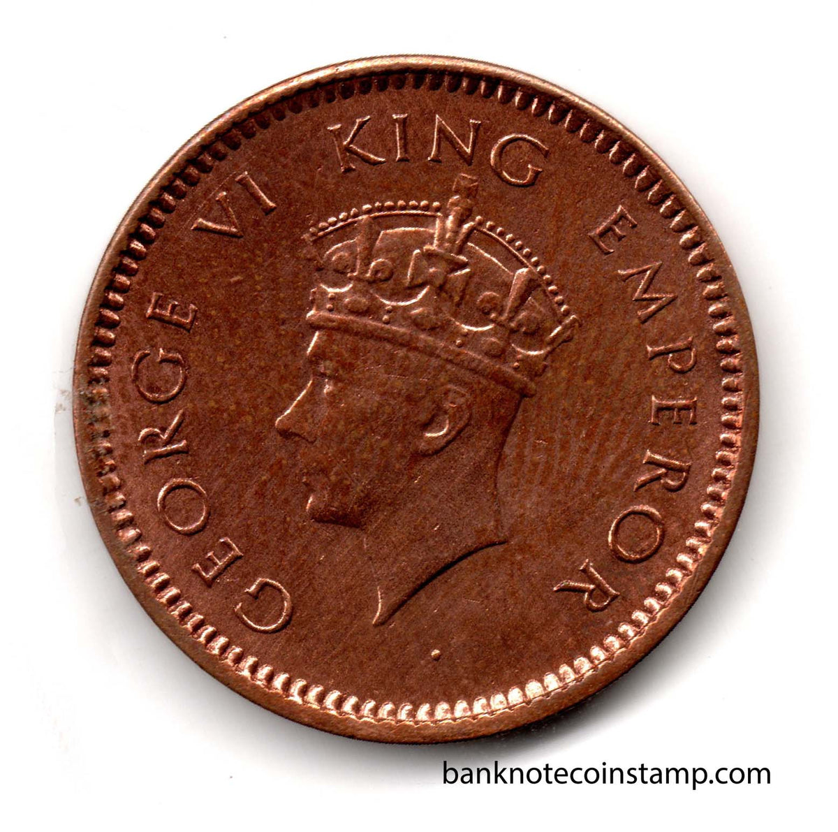 British India King George 1/2 Pice Used Coin – Banknotecoinstamp