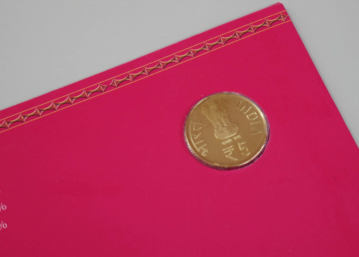 Biju Patnaik 5Rs UNC Coin Set – Banknotecoinstamp