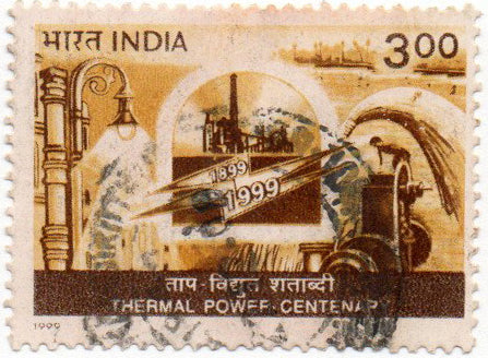 India Thermal Power Centenary Used Postage Stamp – Banknotecoinstamp