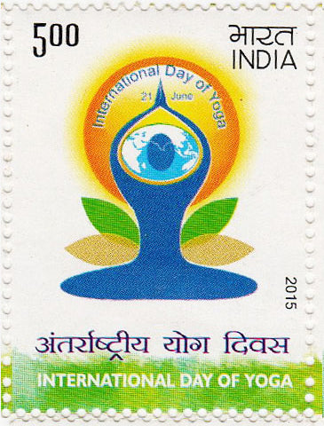 India International Day of Yoga Postage Stamp – Banknotecoinstamp