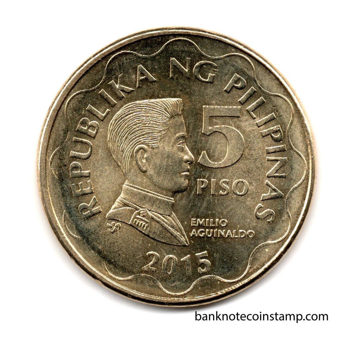Philippines 5 Piso Used Coin – Banknotecoinstamp
