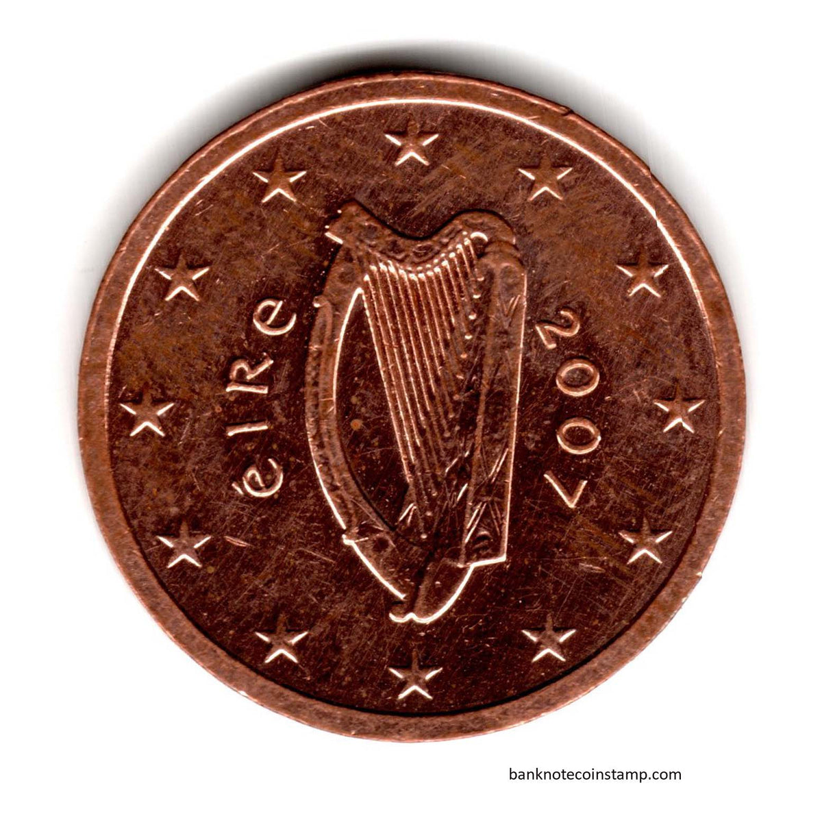 Ireland 2 Euro Cent Used Coin – Banknotecoinstamp