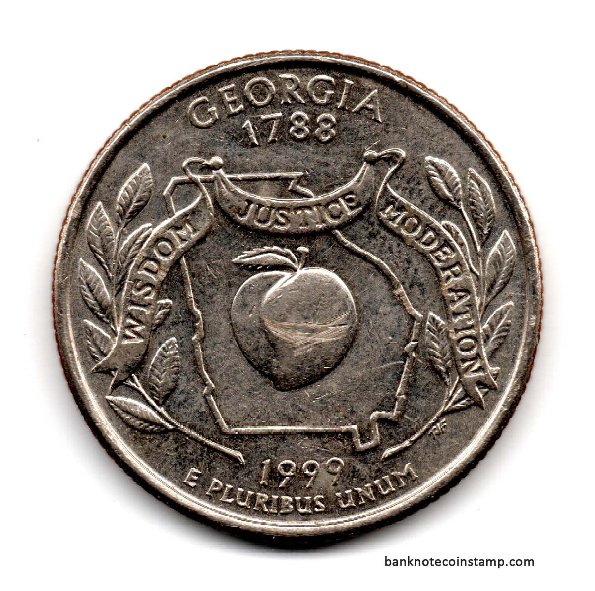 United States of America Georgia Quarter Dollar Used Coin ...