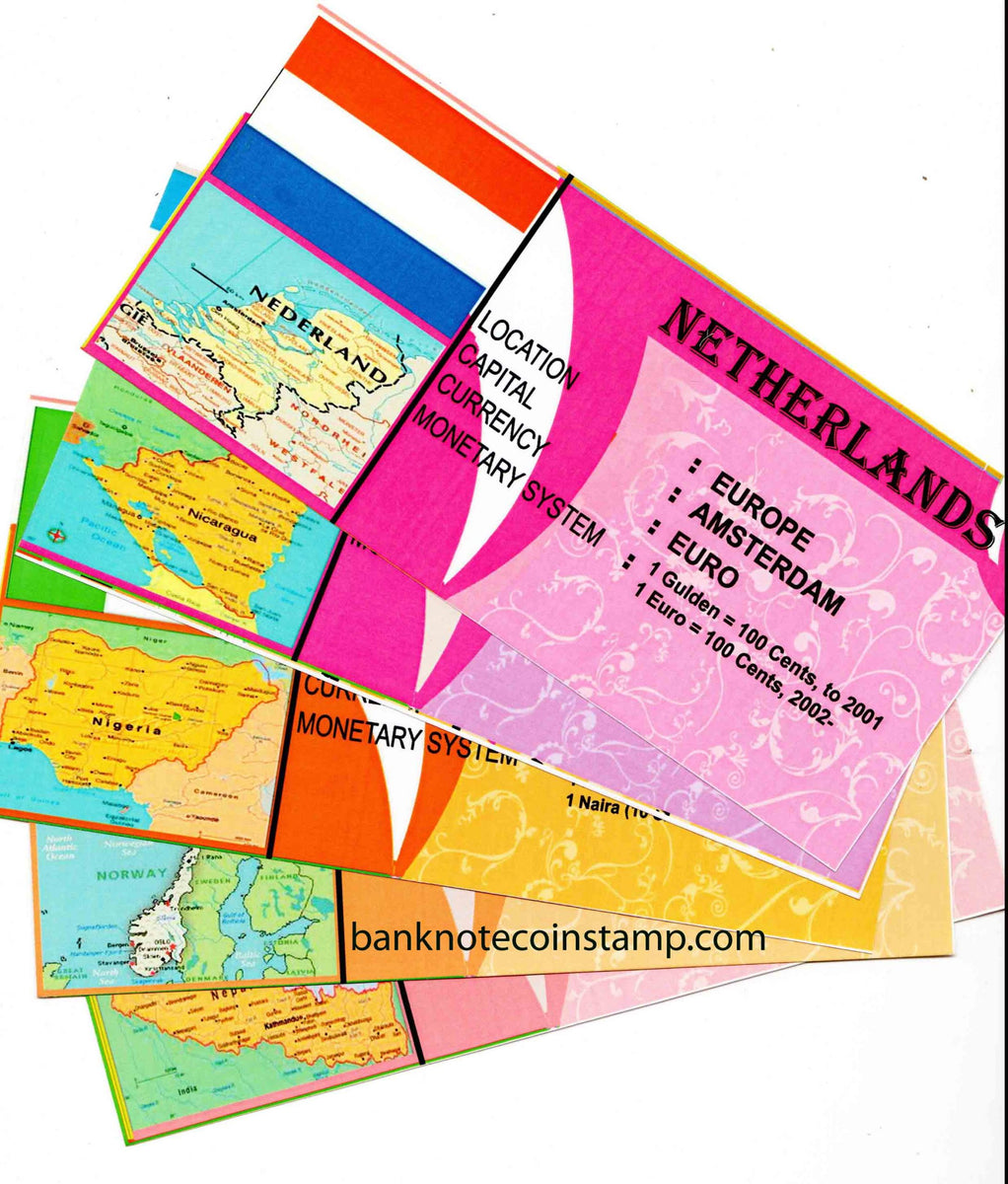 Country Wise Banknotes - Exhibition Printing Sheets( N ...