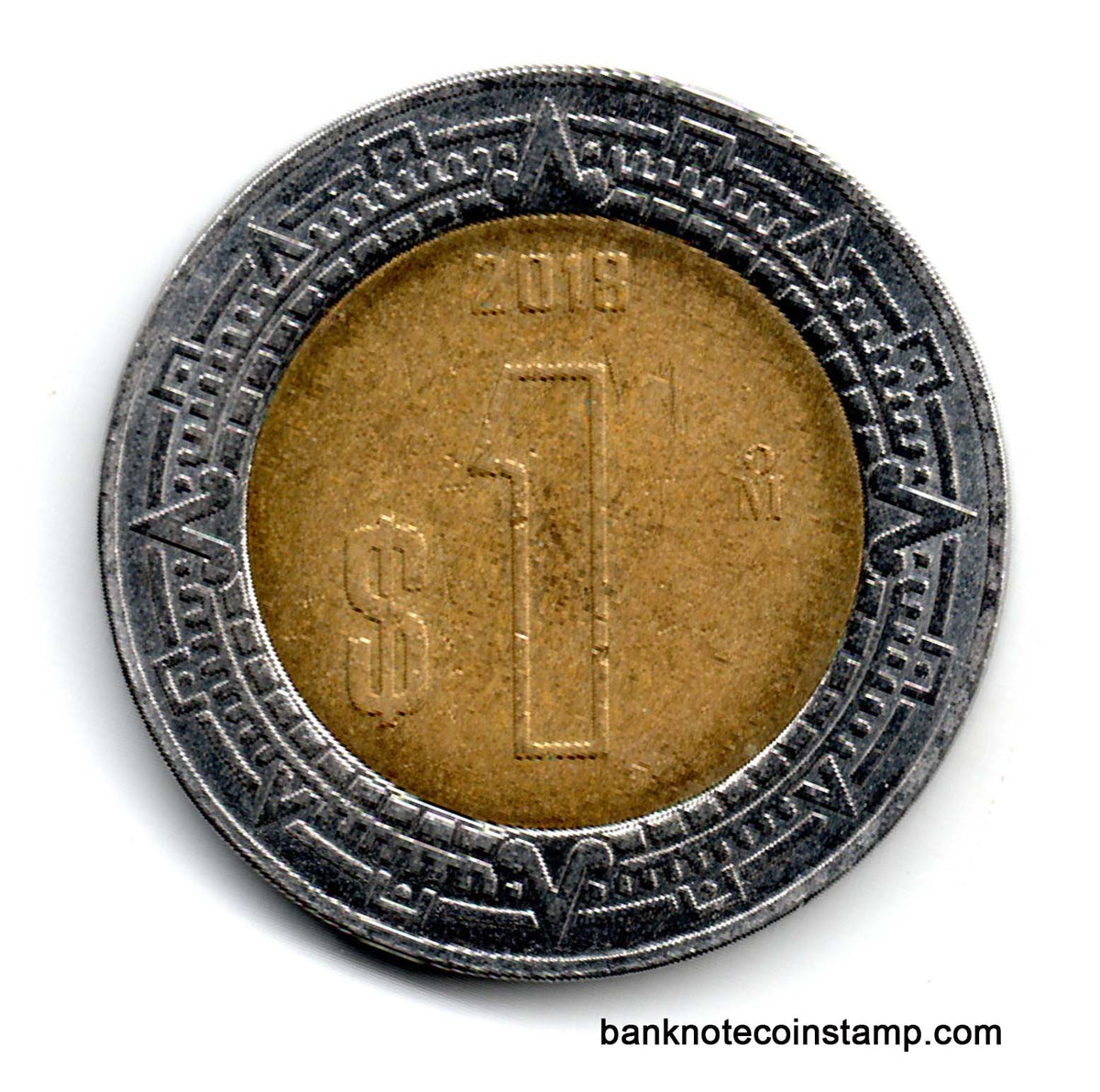 Mexico 1 Peso Used Coin – Banknotecoinstamp
