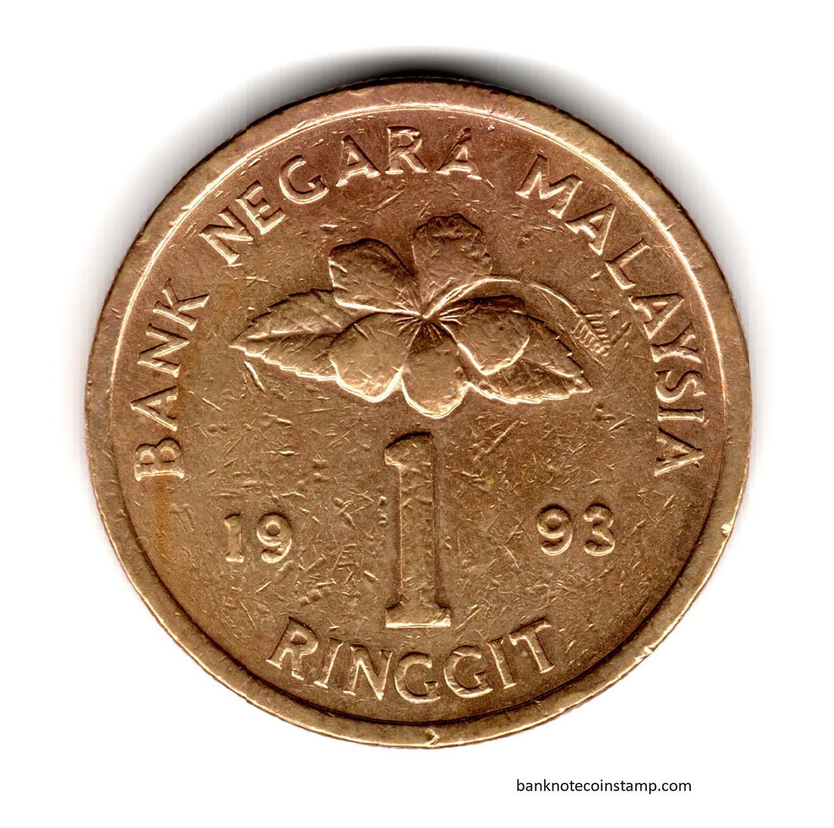 Malaysia 1 Ringgit Agong X Used Coin – Banknotecoinstamp