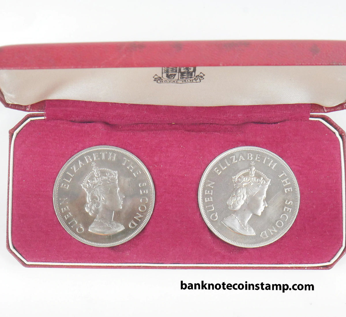Jersey 1966 Royal Mint 2 World Coin Set – Banknotecoinstamp