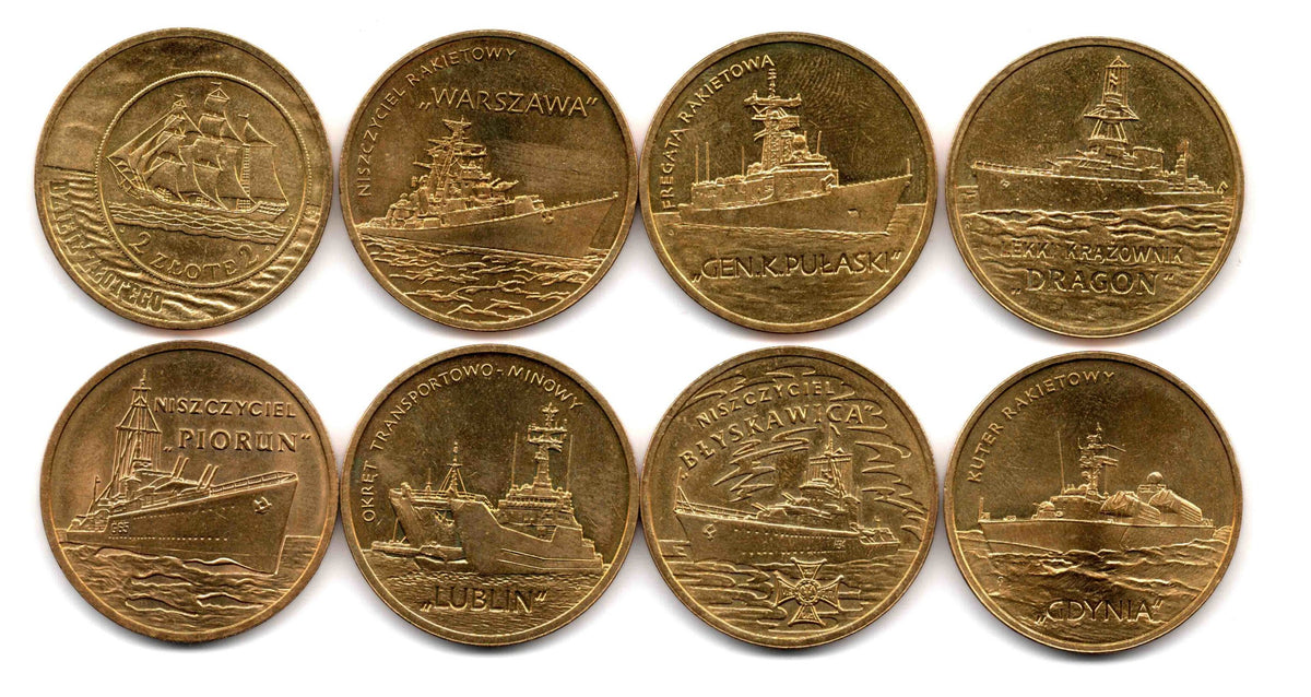 Poland, Polish Ships - Lublin Class Minelayer - Landing Ship, 2 Zlotyc ...