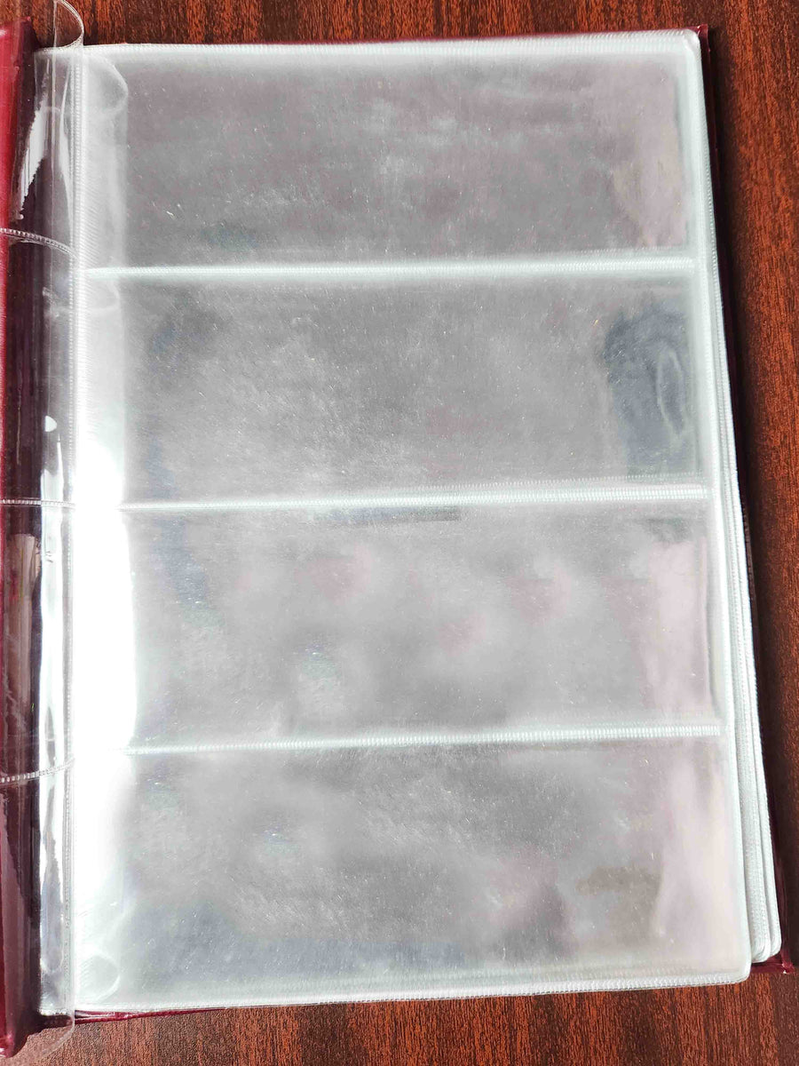 Currency Album 4 Divider Indian Quality With Sheets – Banknotecoinstamp