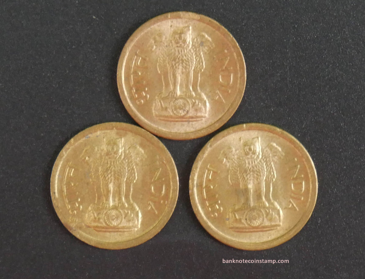 India 1 Paise 1964 Fine Coins (3 Pieces ) – Banknotecoinstamp