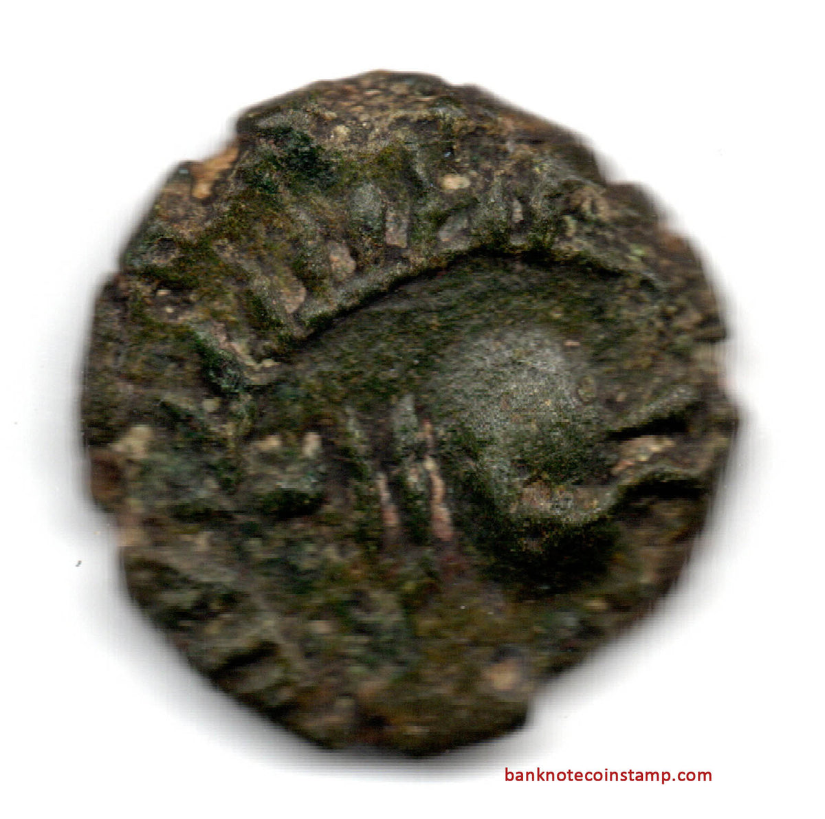 Pallavas Bull Standing Right Face Ancient Coin #3 – Banknotecoinstamp