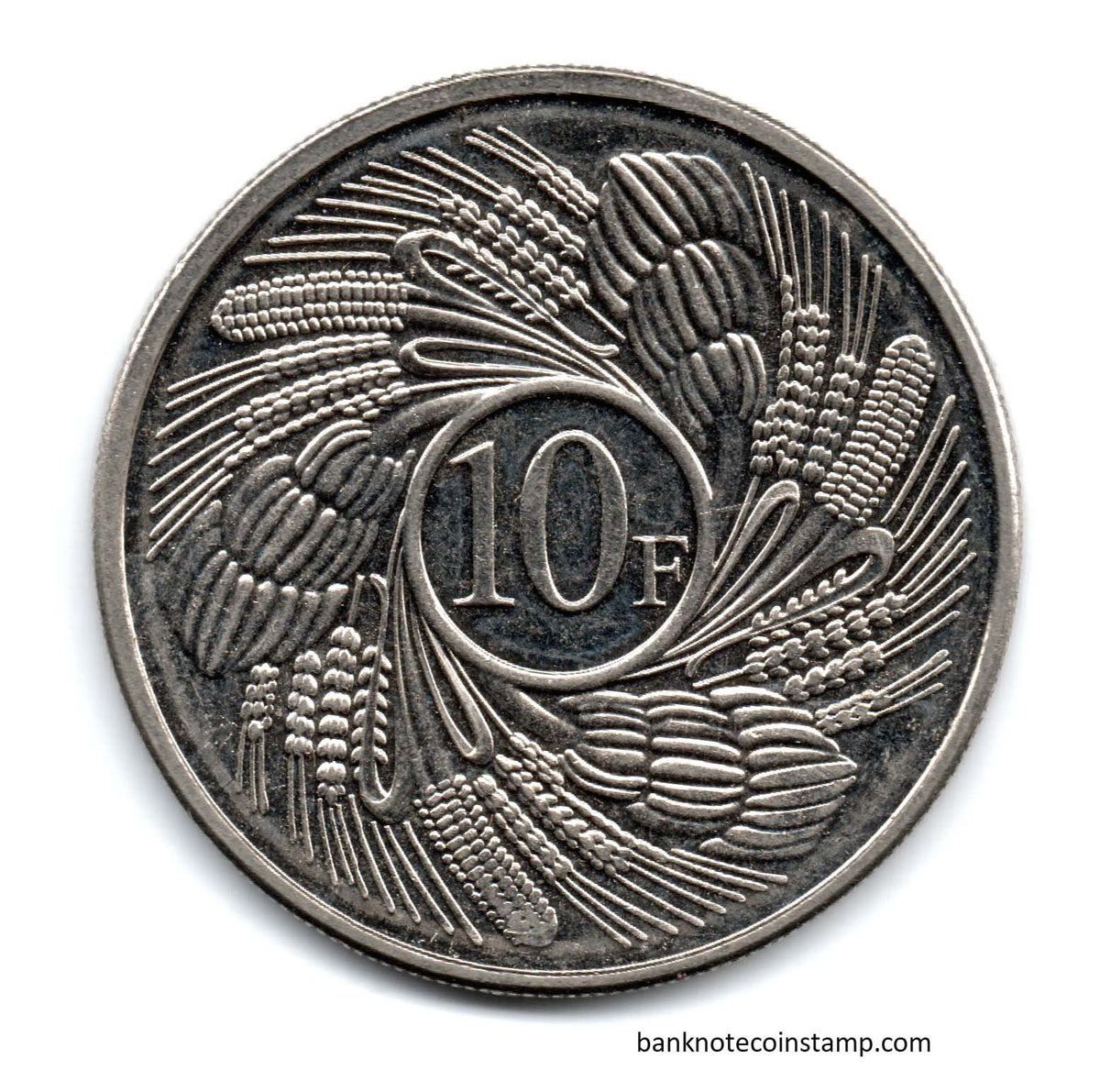 Burundi 10F Used Coin – Banknotecoinstamp