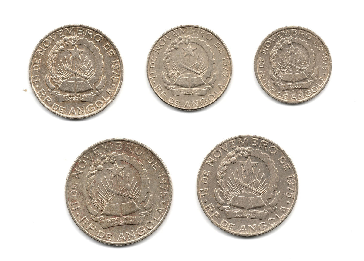 Angola Set Coin Very Used – Banknotecoinstamp