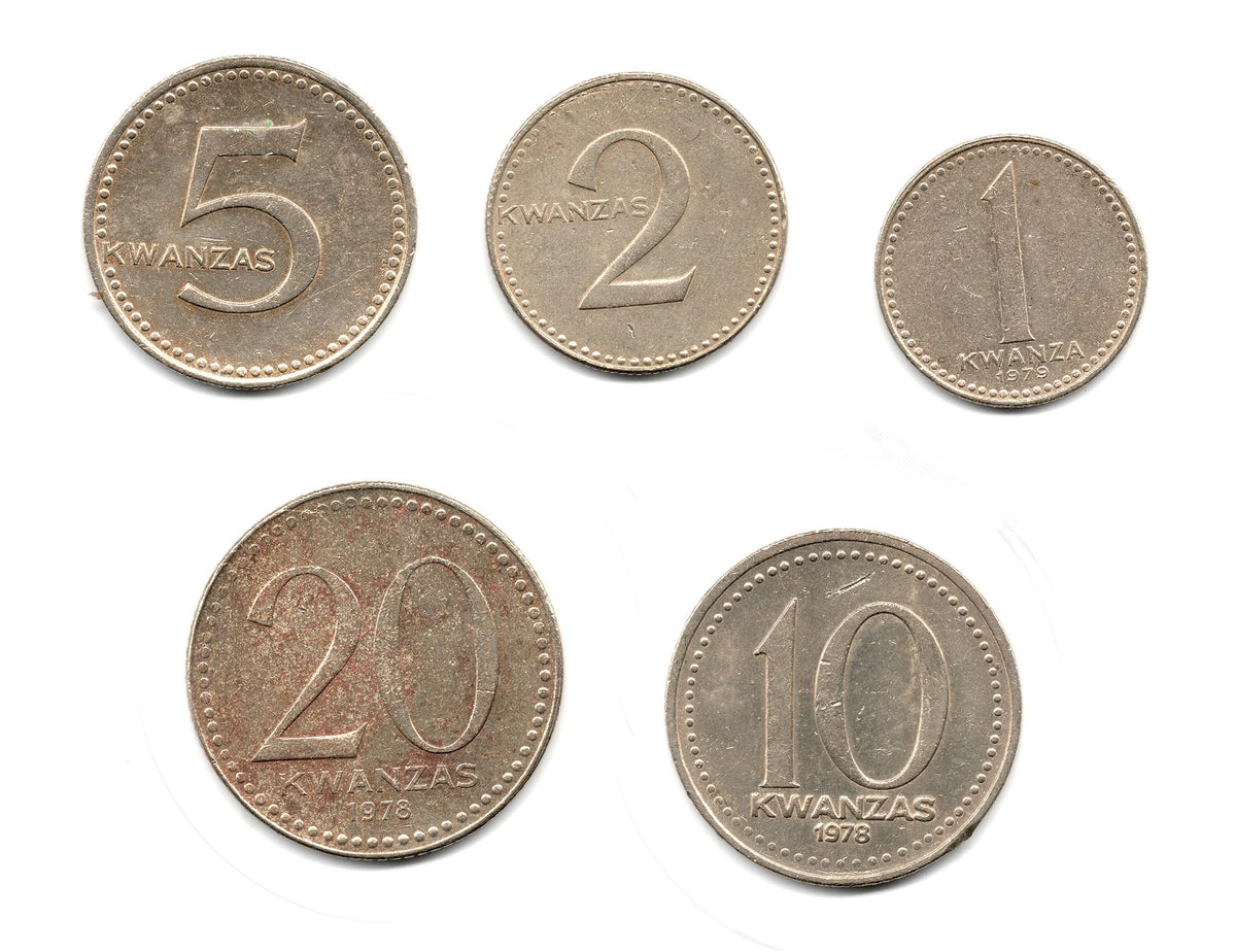 Angola Set Coin Very Used – Banknotecoinstamp