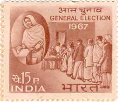 India General Election Postage Stamp – Banknotecoinstamp