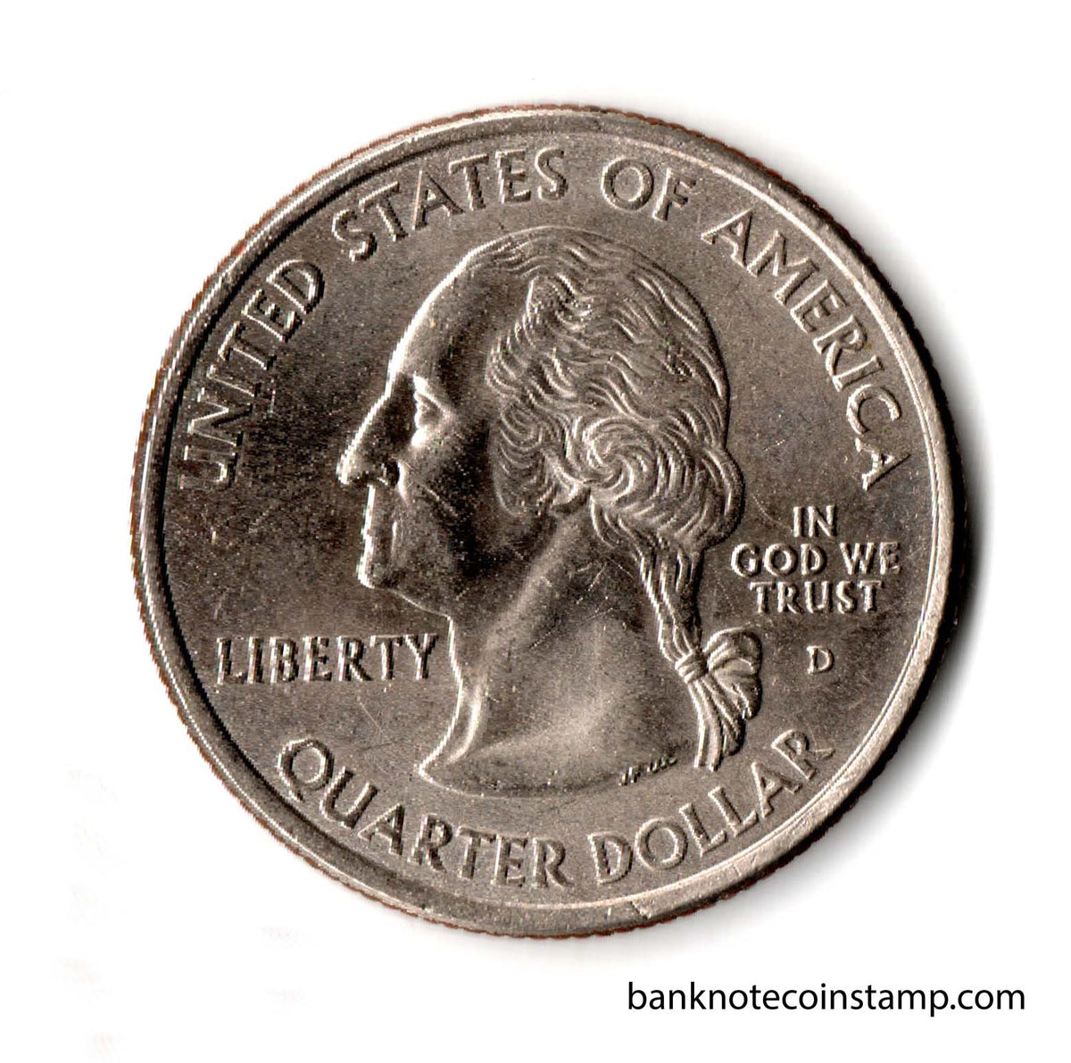 United State Of America Indiana Quarter Dollar Coin used ...