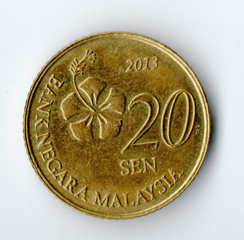 Malaysia 20 Sen Coin – Banknotecoinstamp