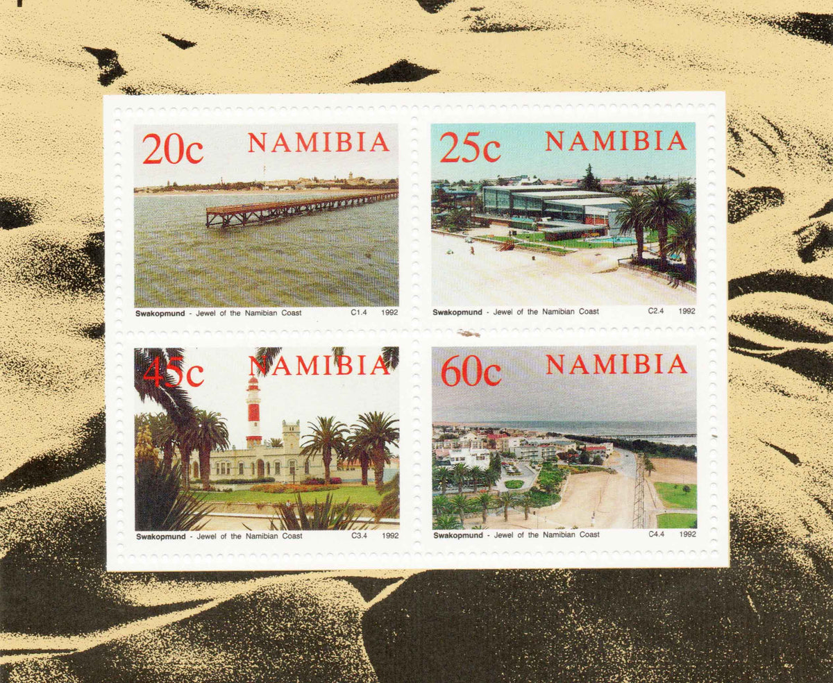 Namibia Jewel Of The Namibian Coast Miniature Stamp – Banknotecoinstamp