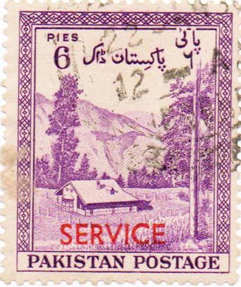 Pakistan service Postage Used Stamp – Banknotecoinstamp
