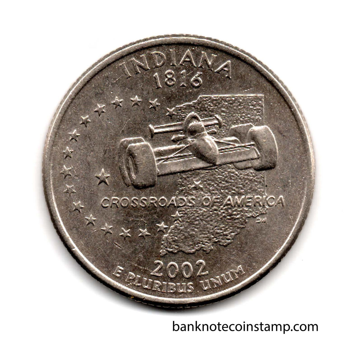 United State Of America Indiana Quarter Dollar Coin used ...