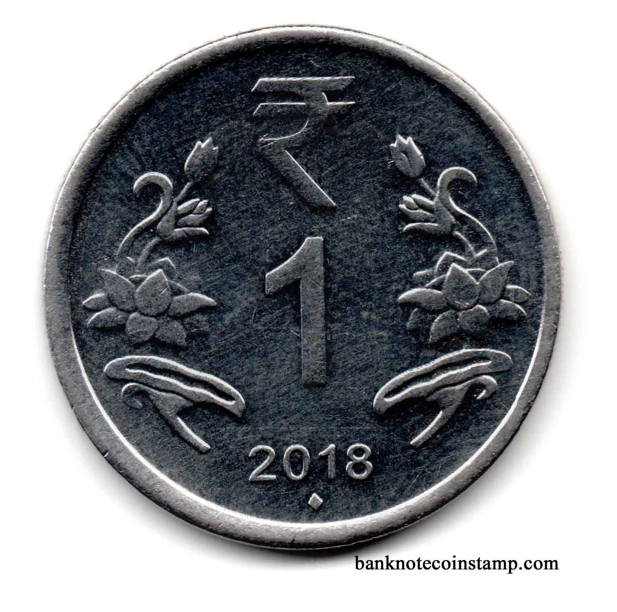 India 1 Rupee Used Coin – Banknotecoinstamp