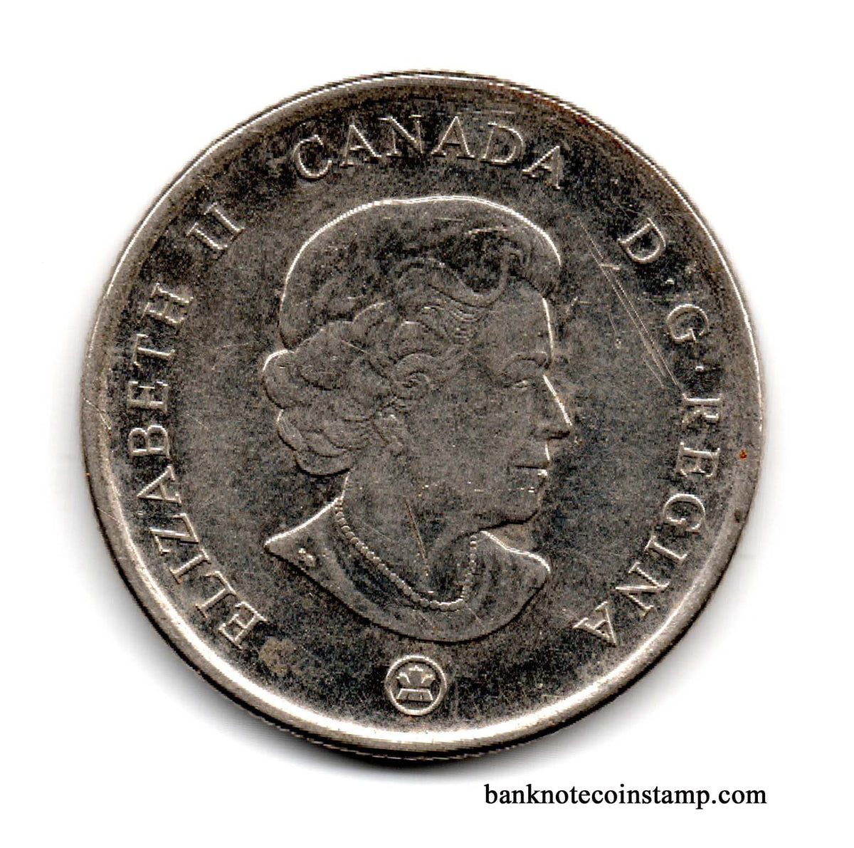 Canada 25 Cents Medal of Bravery Used Coin – Banknotecoinstamp