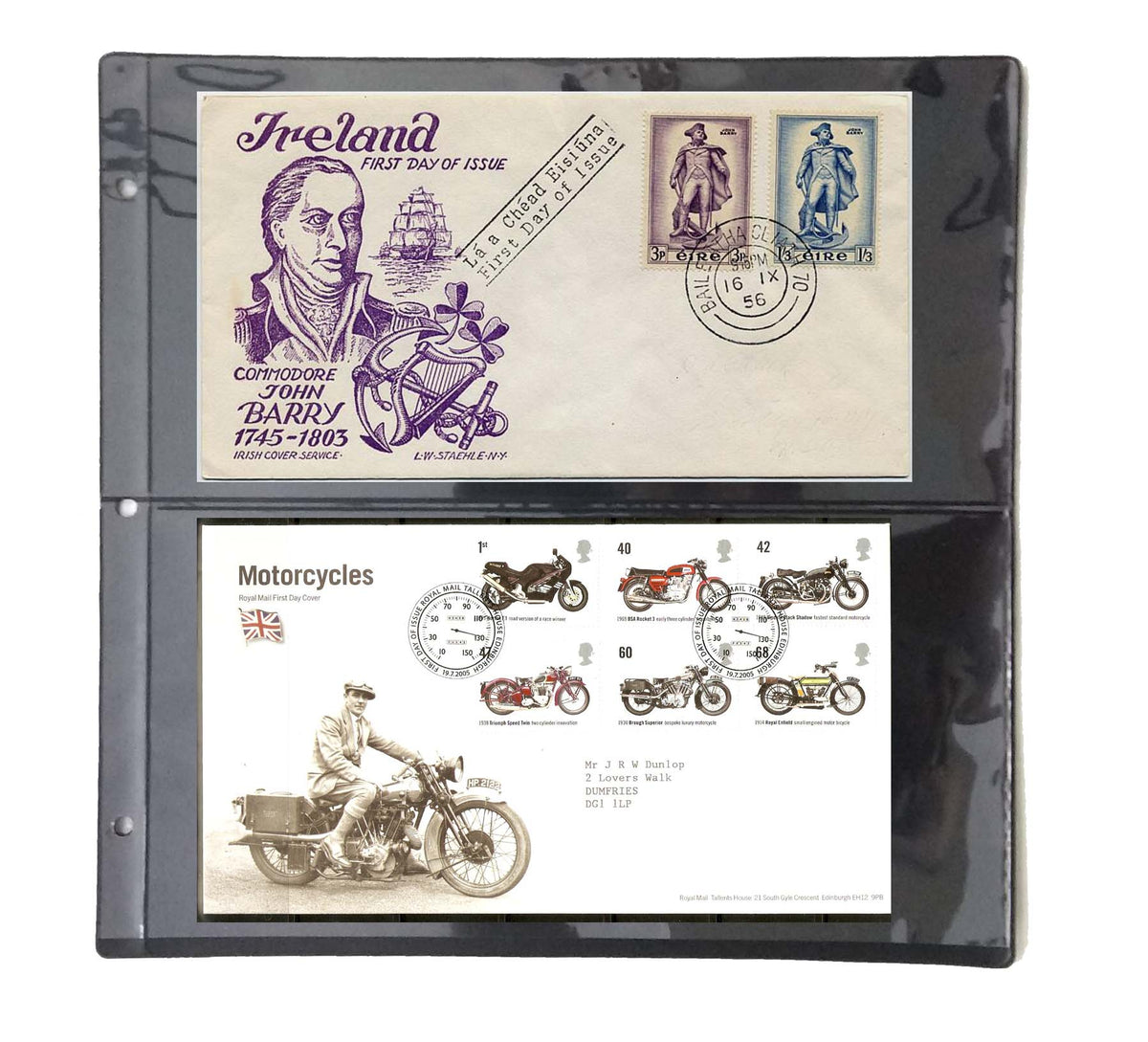 First day cover sheets – Banknotecoinstamp