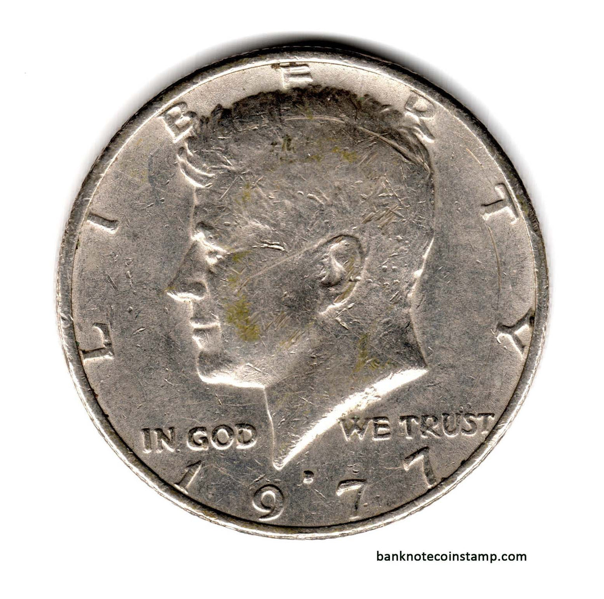 United States Of America 1/2 Dollar 1977 Used Coin – Banknotecoinstamp